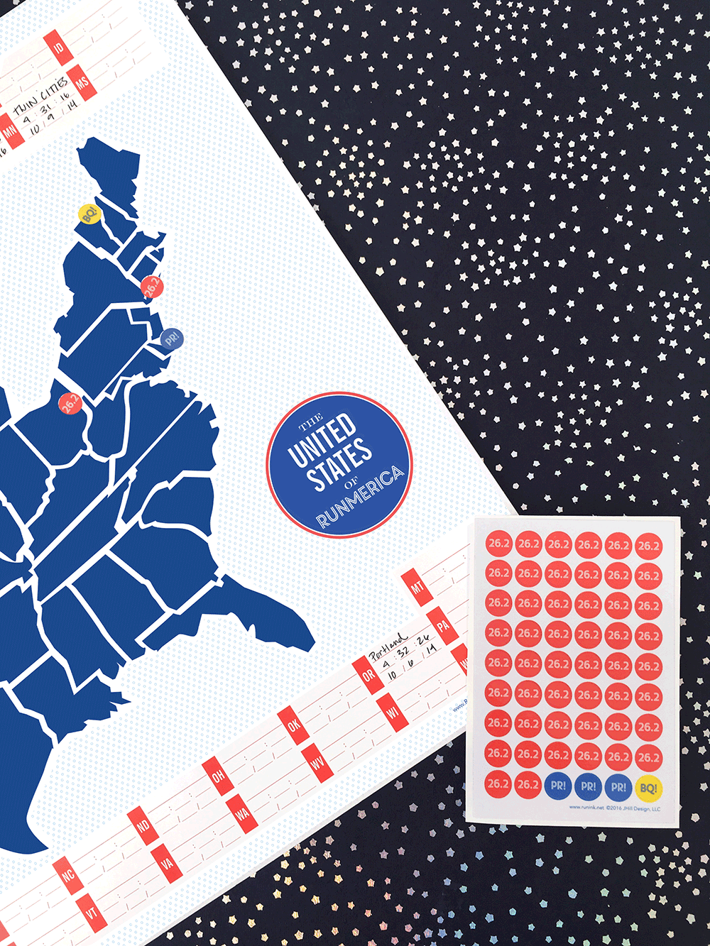 Run Ink - Personalized Course Maps for ANY Race - Custom Running Gifts